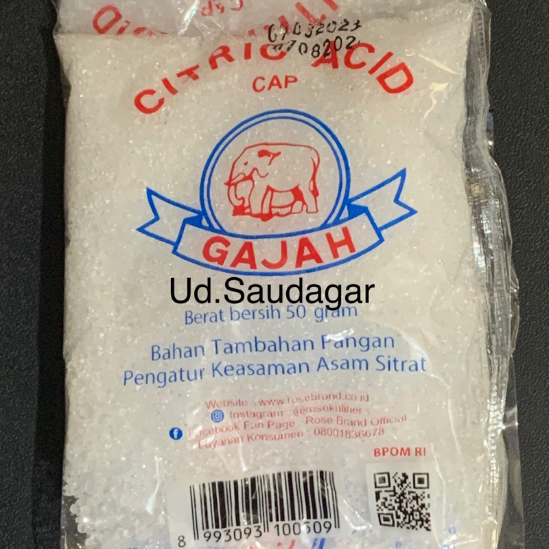Jual Citrun / citric acid cap gajah | Shopee Indonesia