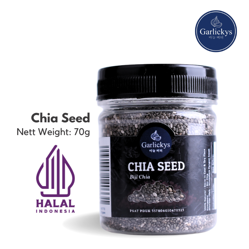 Jual GARLICKYS Chia Cia Seed Seeds Bumbu Makanan Minuman Diet | Shopee ...