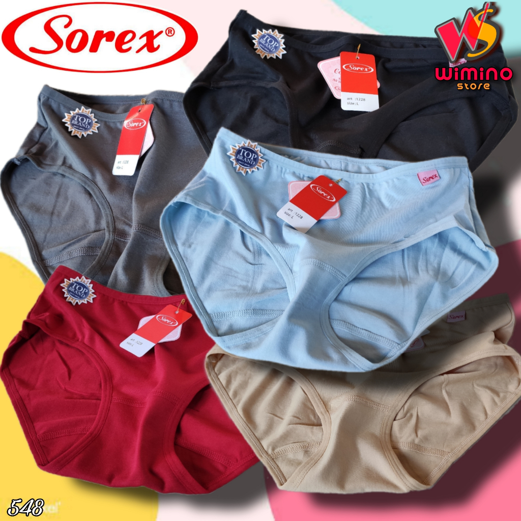 Jual W548 (1-3 pcs) Sorex Celana Dalam Wanita Dewasa, Celana Dalam Perempuan Sorex Size M - QL ...