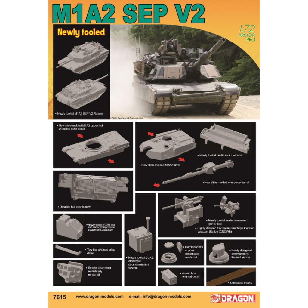 Jual Tank Abrams M1A2 SEP V2 Skala 1:72 Mokit Dragon | Shopee Indonesia