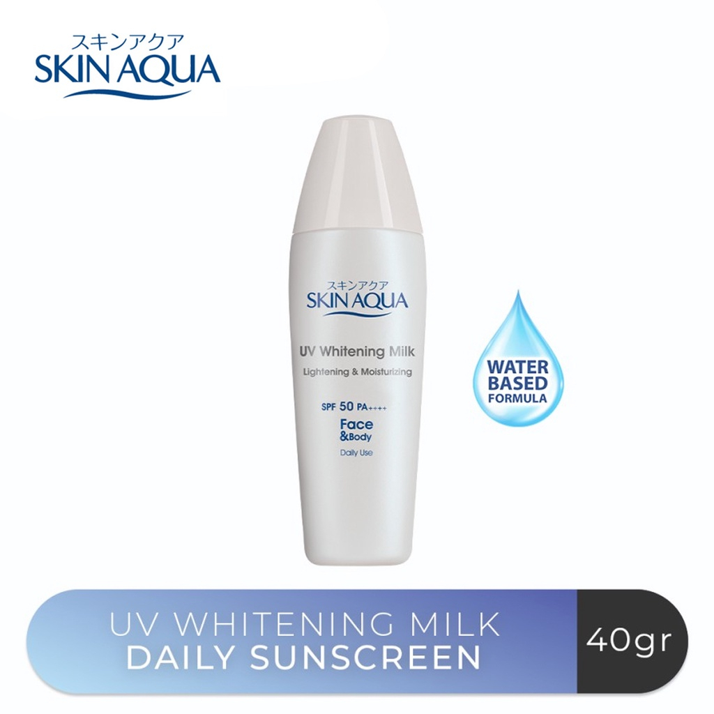 Jual SKIN AQUA UV Whitening Milk 40Gr || Whitening Milk SPF50 | Shopee ...