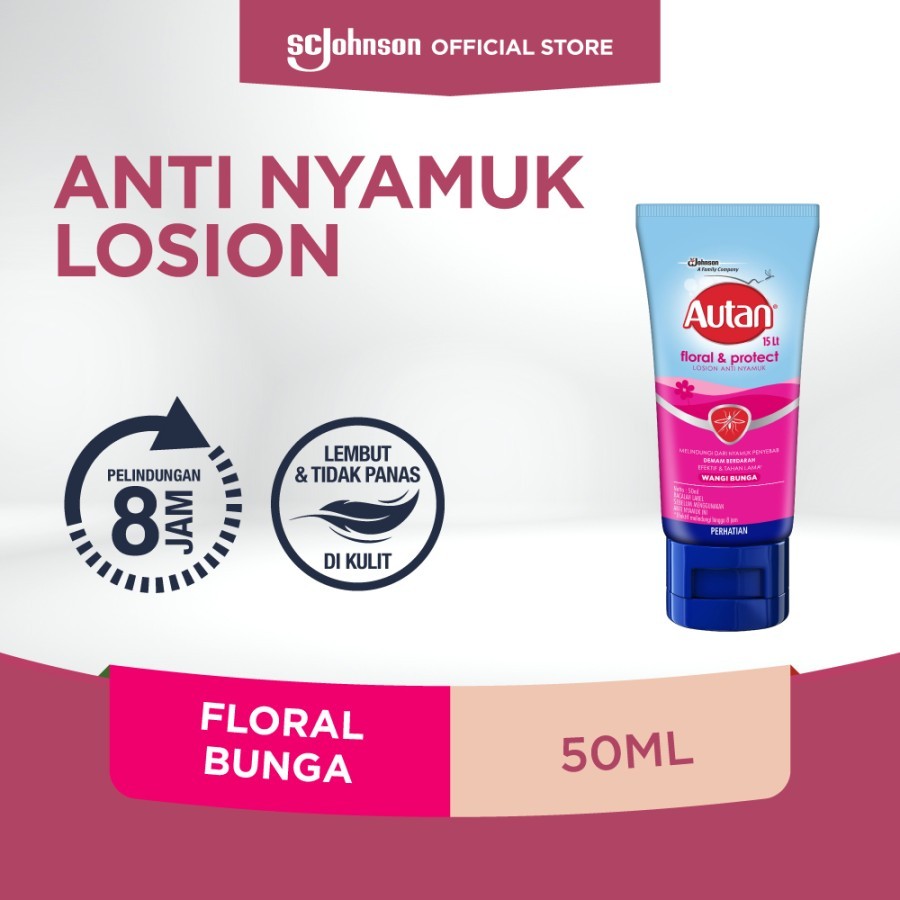 Jual Autan Floral & Protect Tube Pink 50ml | Shopee Indonesia