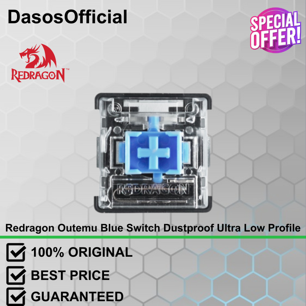 Jual Redragon Outemu Blue Switch Dustproof Ultra Low Profile -ROMS ...