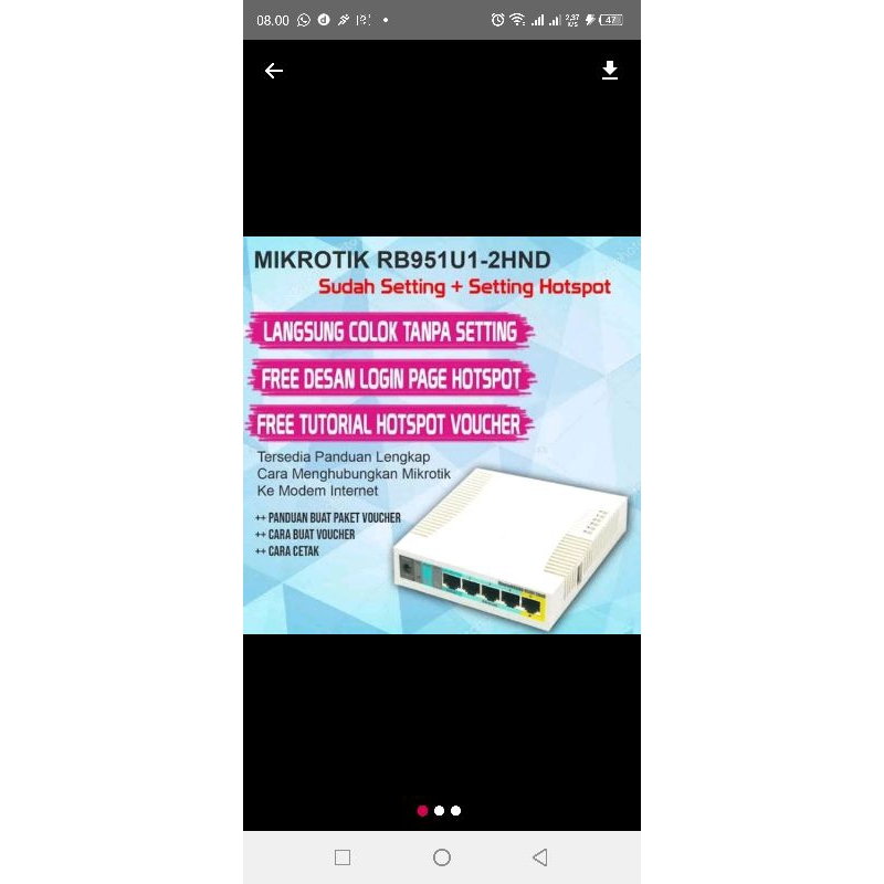 Jual Mikrotik Rb 951ui-2hnd (Wi-fi)+ Seting Userman bikin Voucher ...