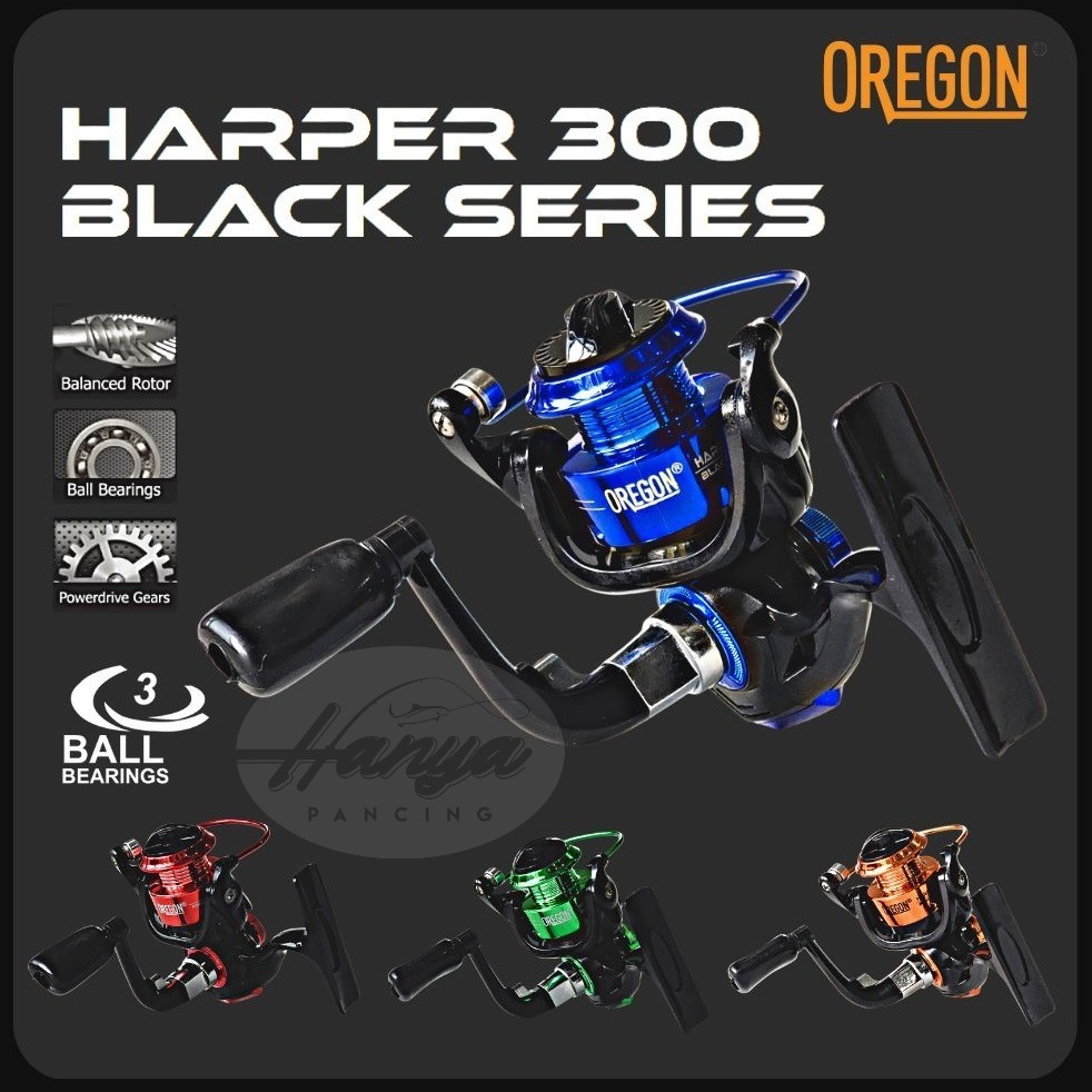 Jual Reel Mini Oregon Harper Black Series Spinning Ultralight ...