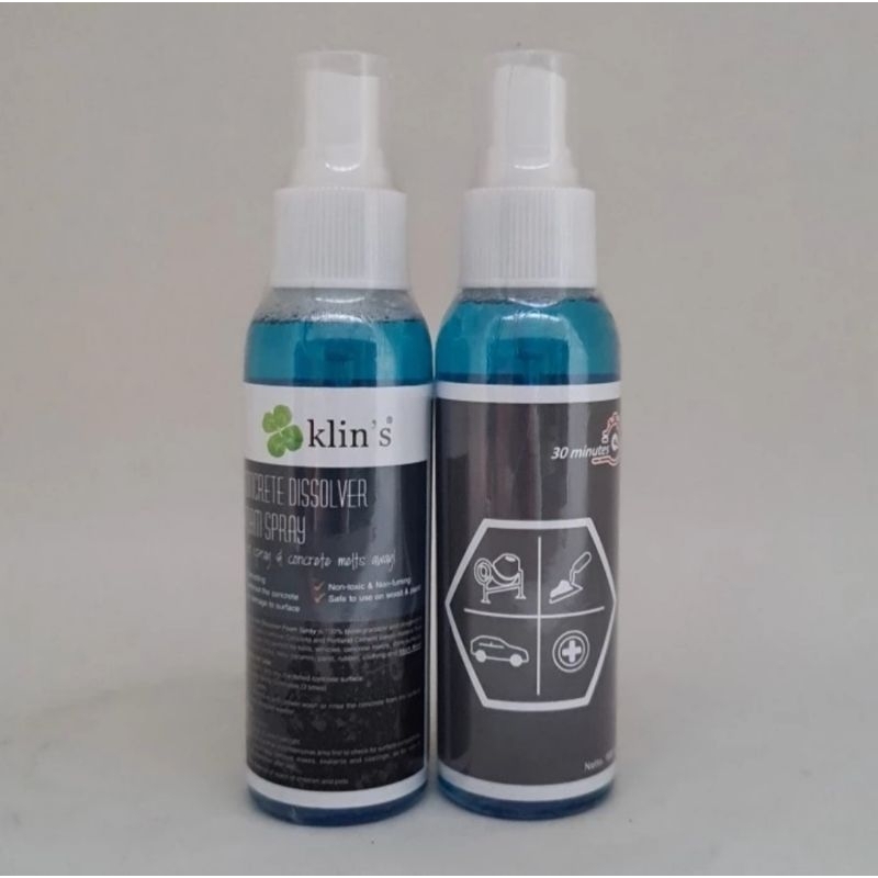 Jual Pelunak Semen dan Beton 100 ml Klin's / Klin's Concrete Dissolver ...