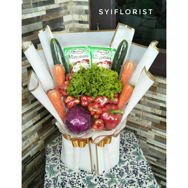 Jual BUKET SAYUR SALAD DIET UNTUK HADIAH WISUDA, ULTAH, VALENTINE ...