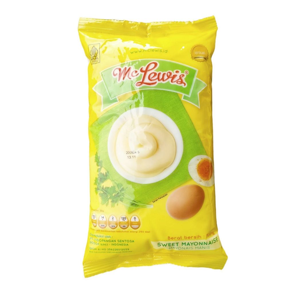 Jual Mc Lewis Sweet Mayonaise 500gr - mayo manis | Shopee Indonesia