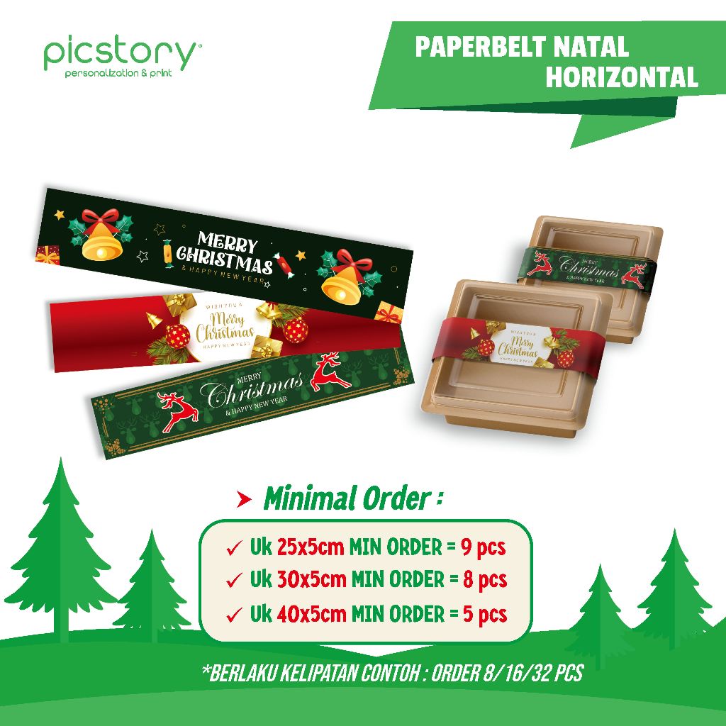 Jual Paperbelt Natal - Paperbelt Christmas - Paper Sleeve Natal ...