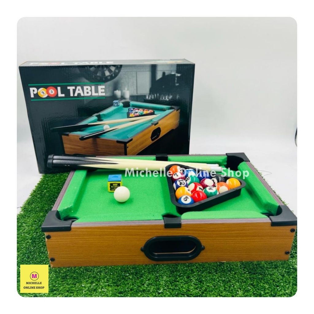 Jual New Mainan Billiar set Meja Biliar Mainan Billiar Set Snooker Pool ...