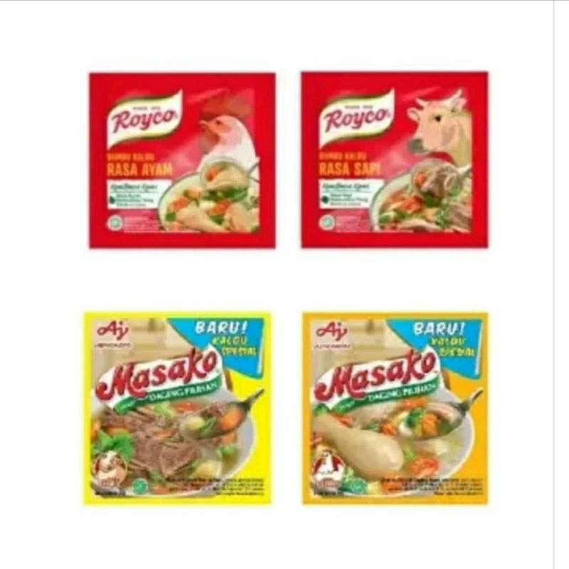 Jual Bumbu Penyedap Rasa Masako Bumbu Kaldu Daging Pilihan (1 Renteng ...