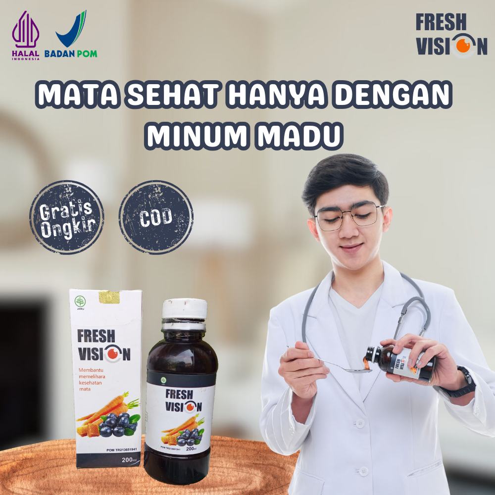 Jual Fresh Vision - Madu Spesial Asli Untuk Kesehatan Mata Halal MUI ...