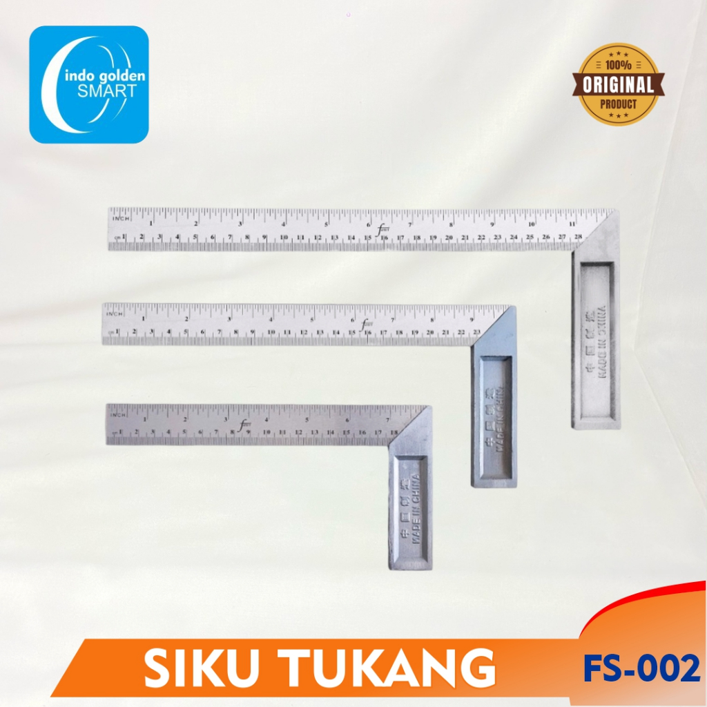 Jual Siku Tukang Penggaris Siku Tukang 12 Inch 10 Inch 8 Inch FAWI FS ...