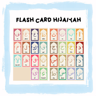 Jual FLASH CARD HURUF HIJAIYAH | FLASH CARD HIJAIYAH AESTHETIC ...