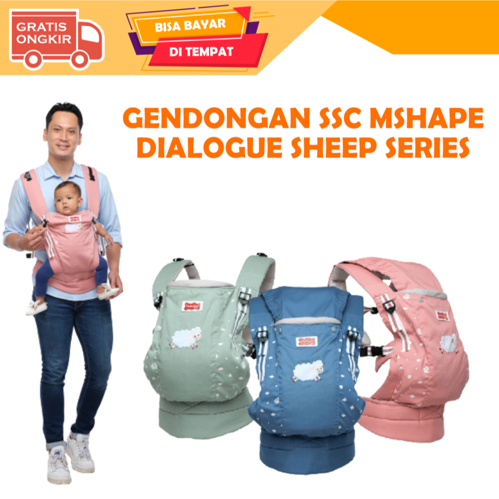 Jual Gendongan SSC Dialogue Baby 4 Posisi Baby Sheep Series DGG4316 ...