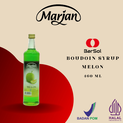 Jual Marjan Syrup Boudoin Melon 460 Ml - Barsol Indonesia | Shopee ...