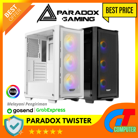 Jual CASING PARADOX GAMING TWISTER FREE 3FAN RGB | Shopee Indonesia