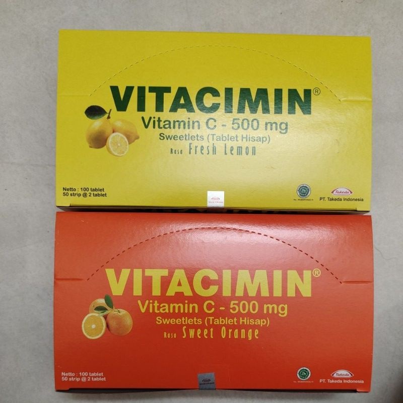 Jual VITACIMIN Vitamin C 500mg isi 20 tablet | Shopee Indonesia
