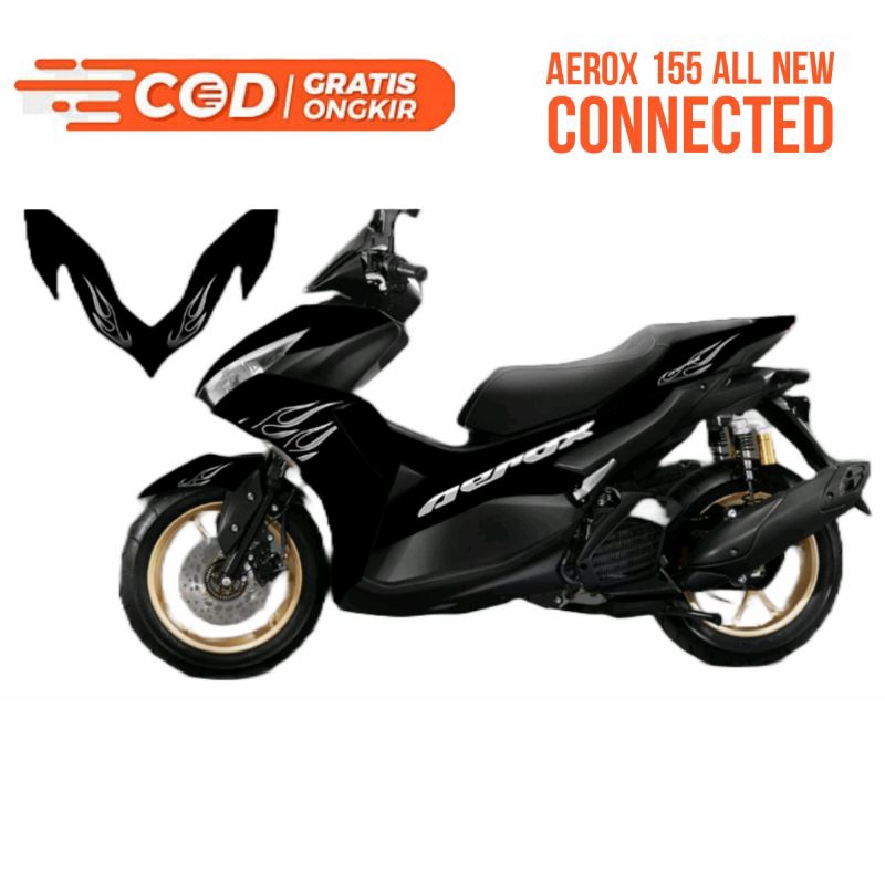 Jual STRIPING TRANSPARAN AEROX ALL NEW CONNECTED 155 FLAME AEROX DESTINY | Shopee Indonesia