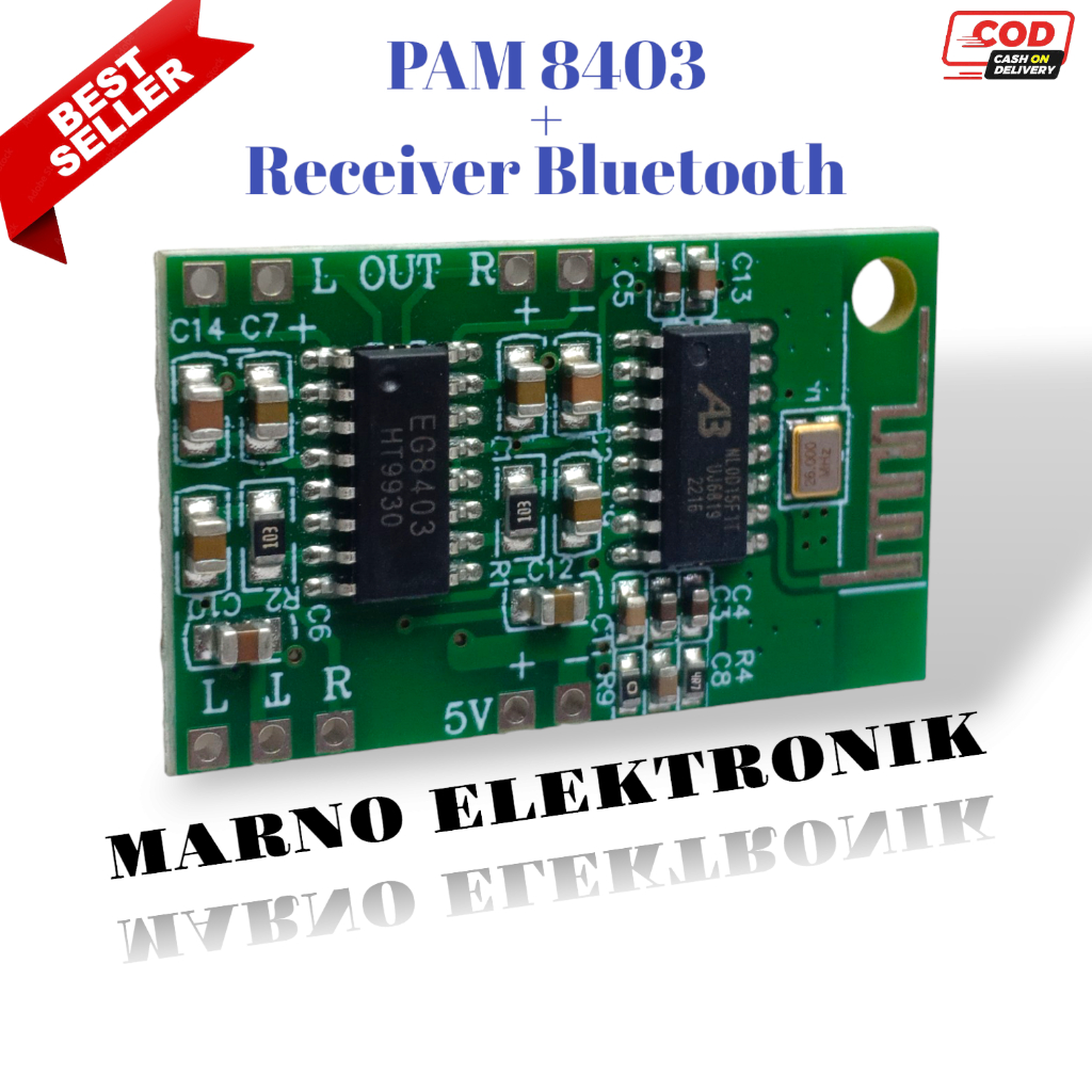 Jual MICRO PAM 8403 PLUS RECEIVER BLUETOOTH 5V AUDIO HiFi AMPLIFIER ...