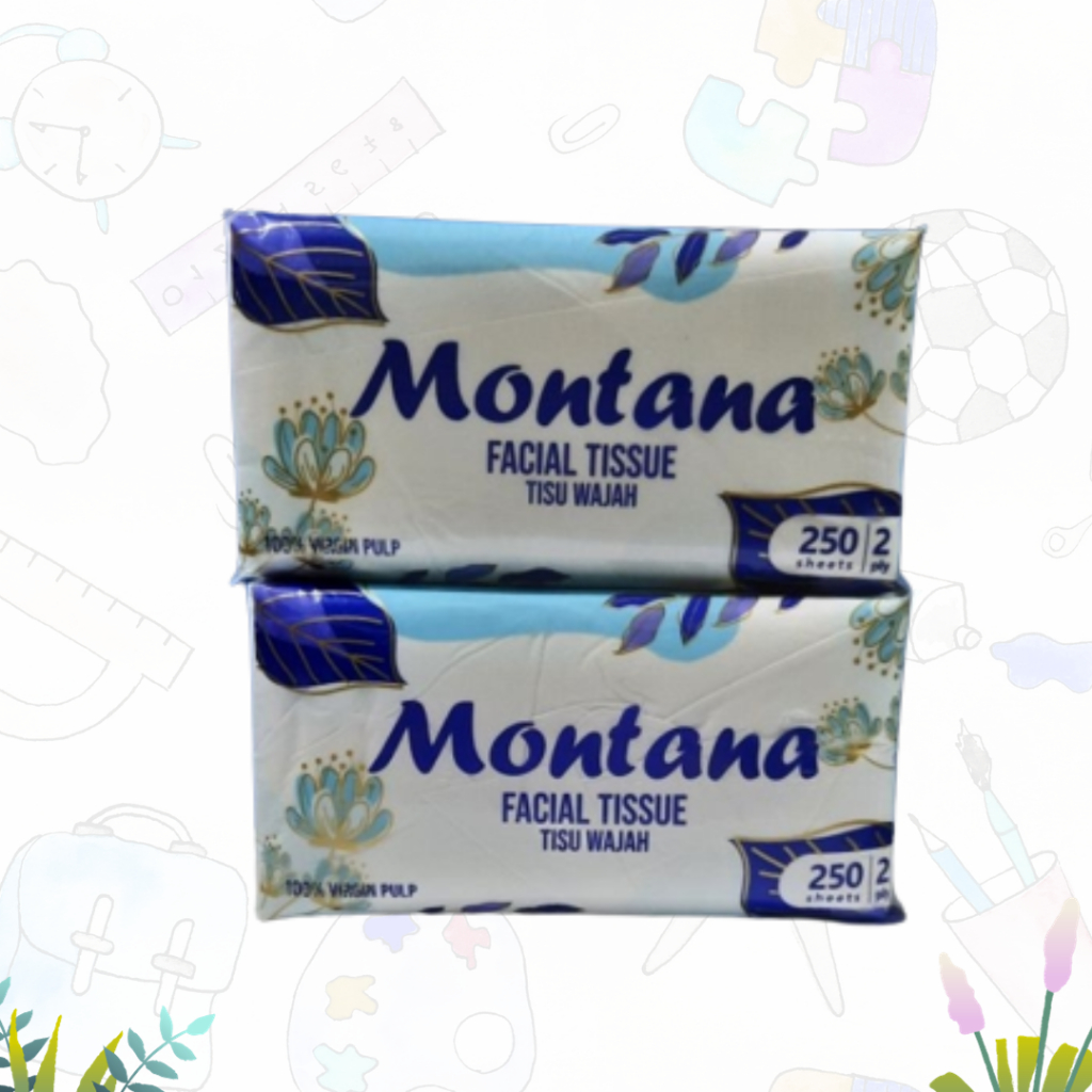 Jual TISSUE MONTANA / TISUE 250 SHEETS / MONTANA TISSUE FACIAL 250 ...