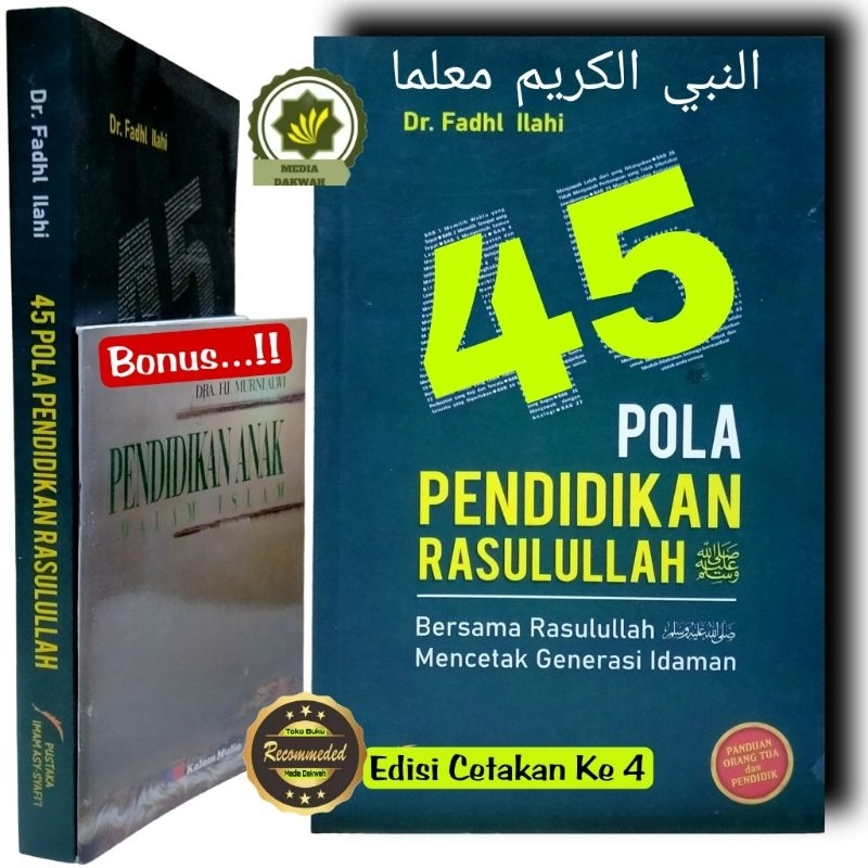 Jual Buku 45 POLA PENDIDIKAN RASULULLAH SAW + BONUS Buku Saku ...