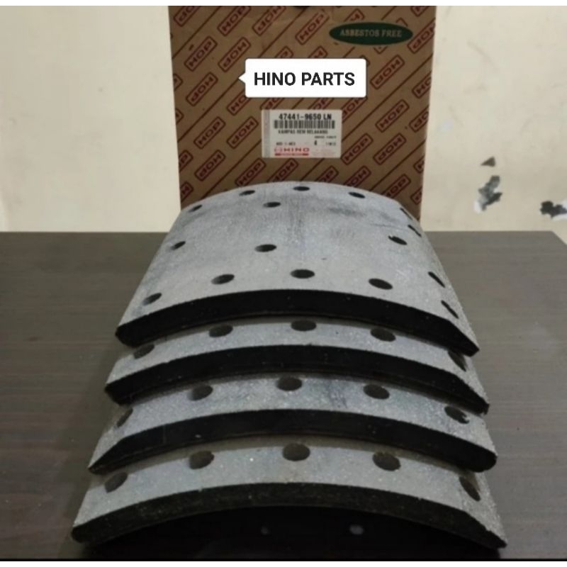 Jual BRAKE LINING 47441-9650 KAMPAS REM BELAKANG HINO LOHAN FM260TI ...