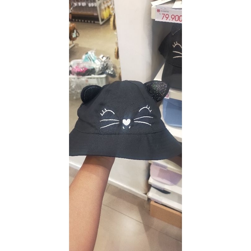 Jual MINISO BUCKET HAT GLITTER CAT 54CM | Shopee Indonesia