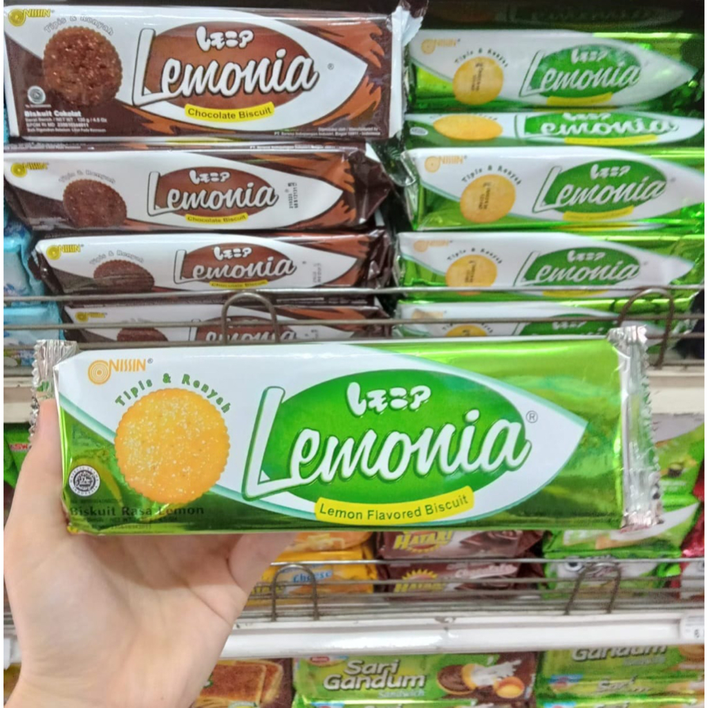 Jual NISSIN LEMONIA BISKUIT LEMON / NISSIN LEMONIA CHOCOLATE BISKUIT ...