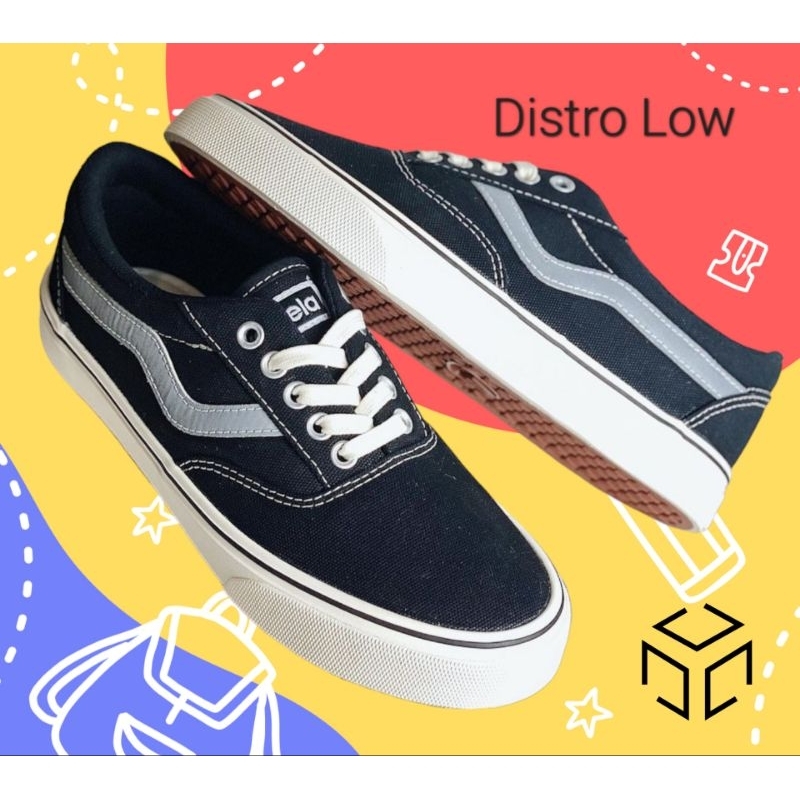 Jual Sepatu Ventela Distro Black Natural 100% Original [Sepatu Lokal] | Shopee Indonesia