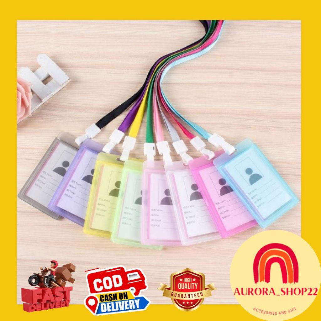 Jual [COD] NAME TAG ID CARD TRANSPARAN GANTUNGAN ID CARD KARTU PENGENAL ...