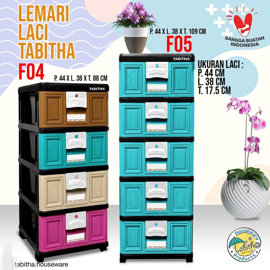 Jual Lemari Plastik MODEL Napolly 4 Susun Terbaru Murah Pakaian STB400 ...