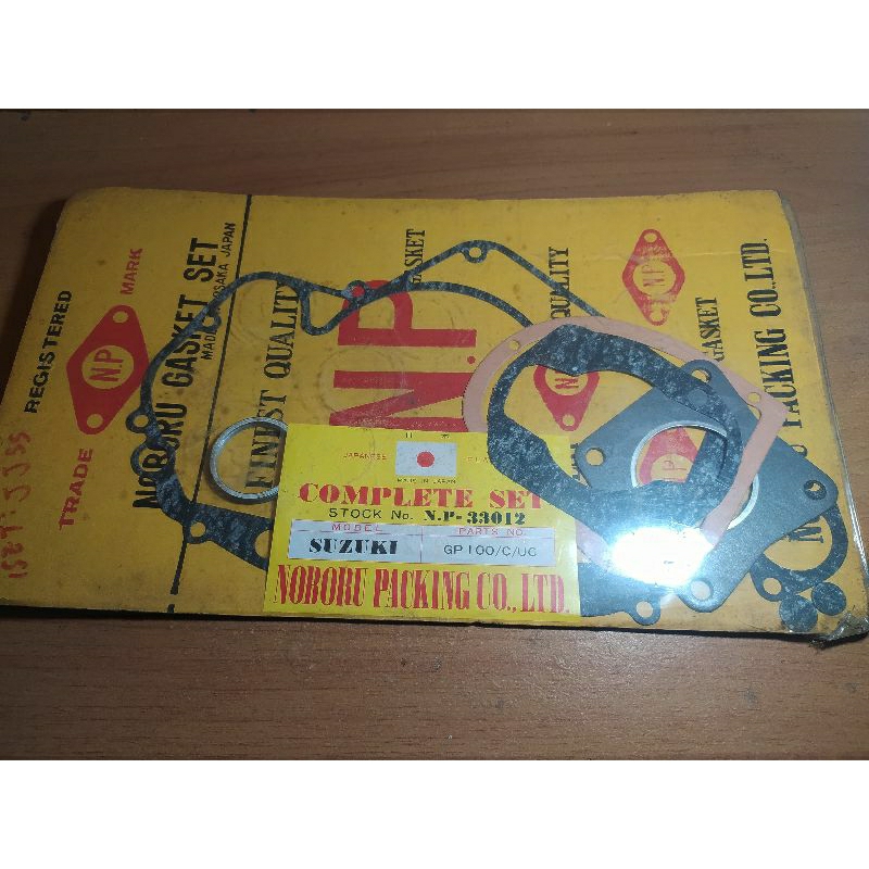 Jual Packing pak full set mesin Suzuki GP100 NP japan | Shopee Indonesia
