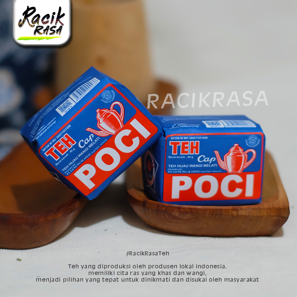 Jual RACIK RASA |[ ECERAN ] TEH CAP POCI BIRU MERAH 40 GRAM TUBRUK TEH ...