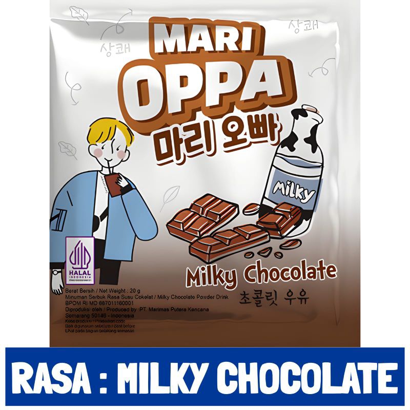 Jual Mari Oppa Minuman Sachet 1 Renceng Isi 15 Sachet | Shopee Indonesia