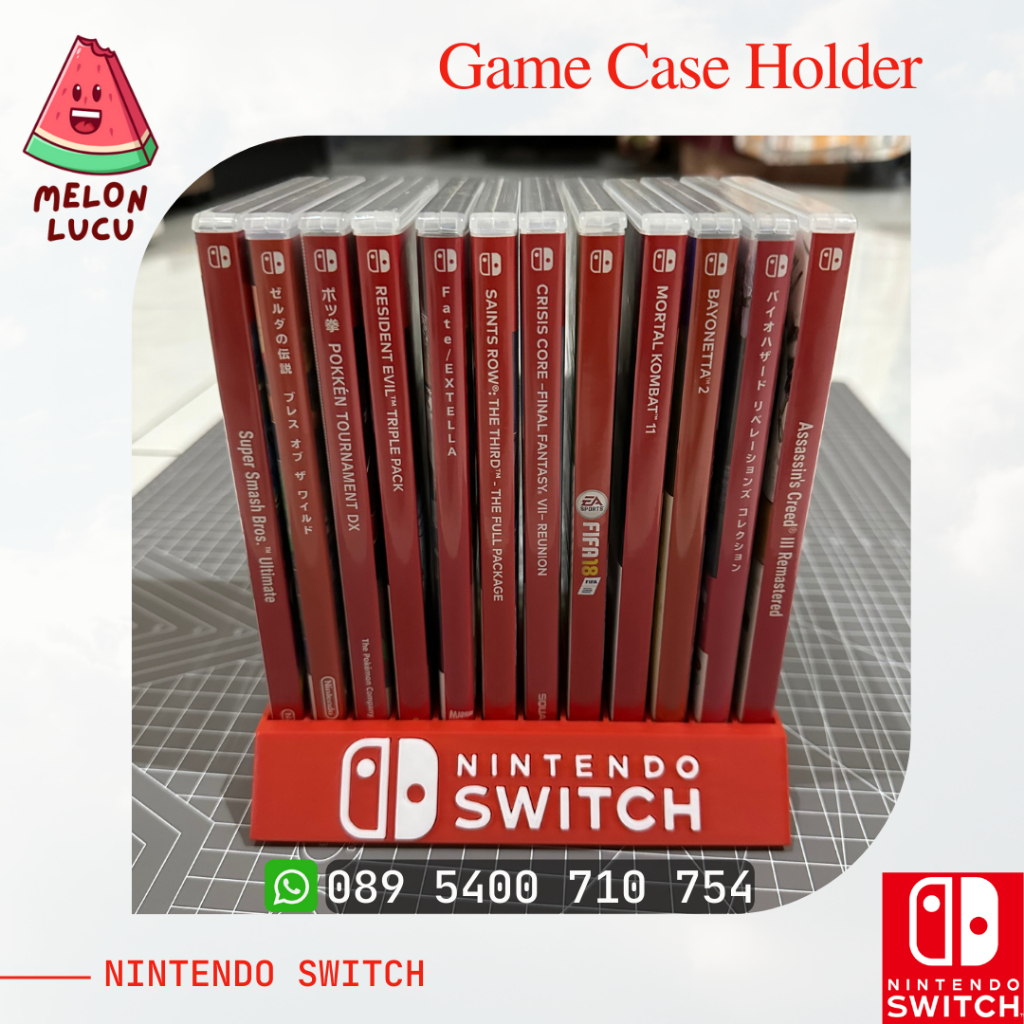 Jual Nintendo Switch Game Case Casing Holder Stand Display Murah ...