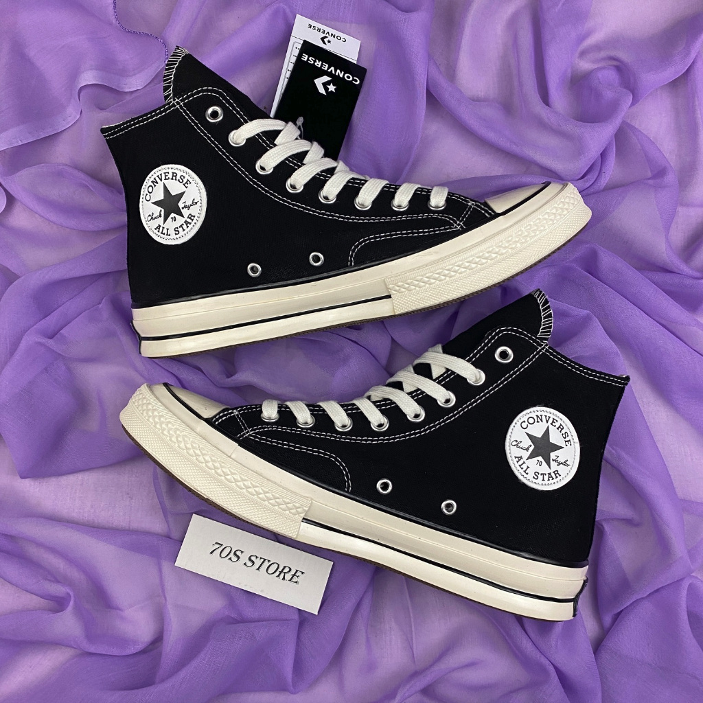Jual Sepatu All Star Converse Chuck Taylor 70s High Egret - Sneakers ...