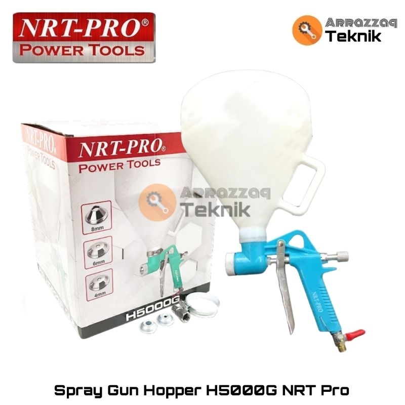 Jual Spray Gun Hopper NRT PRO H5000G Cat Semen Tembok Air Cement ...
