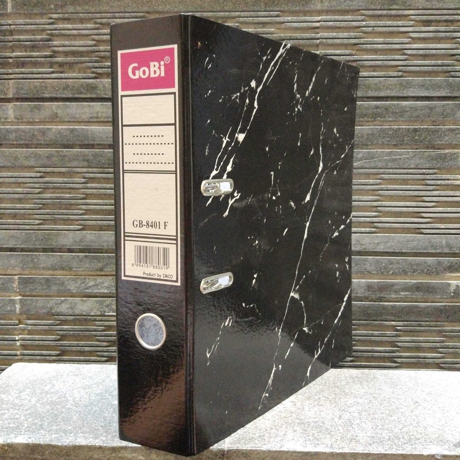 Jual ODNER / OTNER / ORDNER / ODNER GOBI BESAR HITAM GB-8401 F/C . Odner Gobi Folio 8401 Besar ...