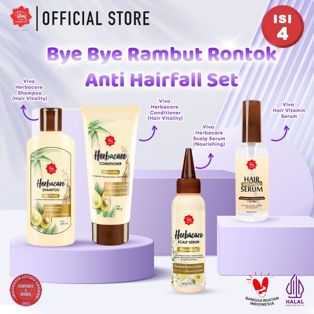 Jual [PROMO] Paket Anti Hairfall Set (Perawatan Rambut Rontok) with UV ...