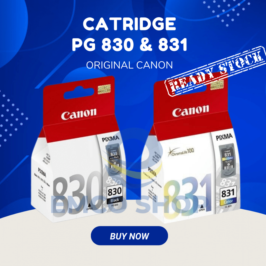 Jual Catridge Tinta Canon PG-830 Black & CL-831 Colour - Black - Colour ...