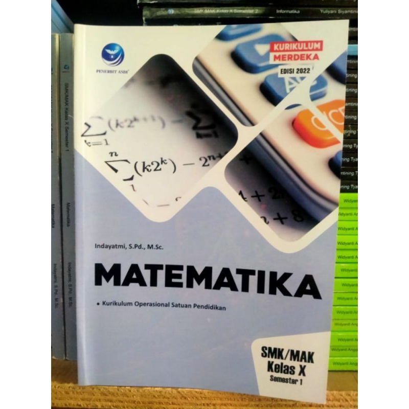 Jual Buku Matematika SMK Kelas 10 Semester 1 Kurikulum Merdeka-Buku Ori ...