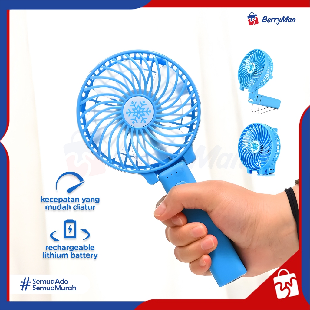 Jual Kipas Angin Tangan Genggam Portable - Handy Mini Fan | Shopee ...