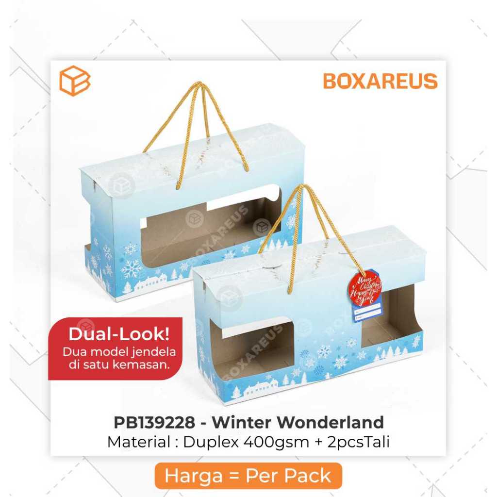 Jual Box Toples Tabung Packaging Hampers Kemasan 3 Jar Silinder ...
