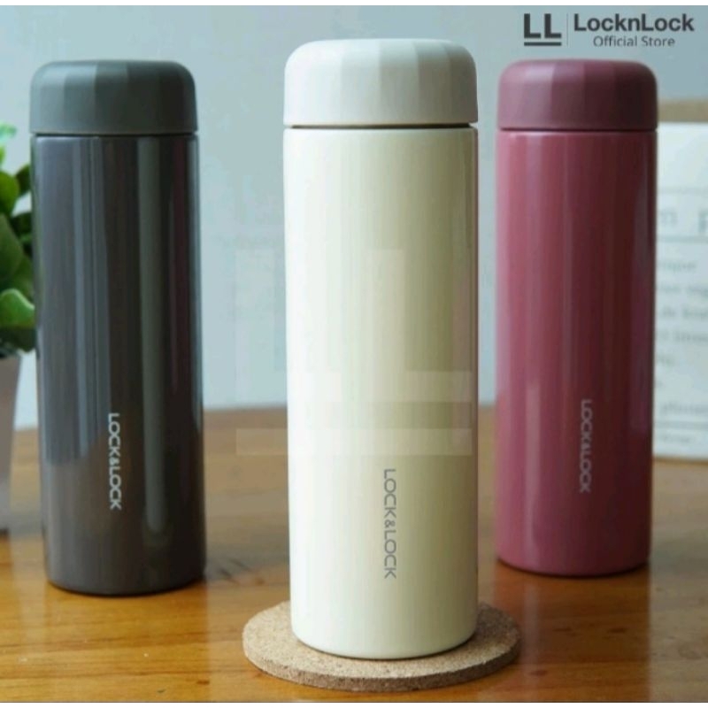 Jual Lock n Lock Exclusive Minimal Tumbler 340ml Grey | Shopee Indonesia