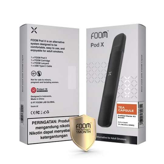 Jual Foom Pod X Bundling Prefilled Capsule Black Iced tea | Shopee ...