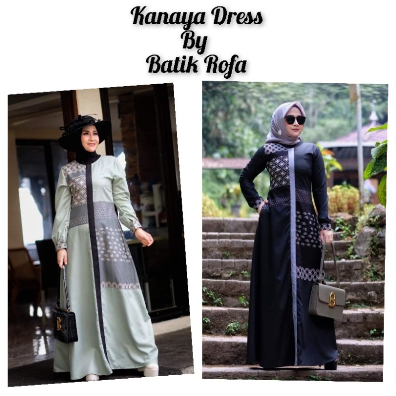 Jual Kanaya Dress by Batik Rofa | Shopee Indonesia