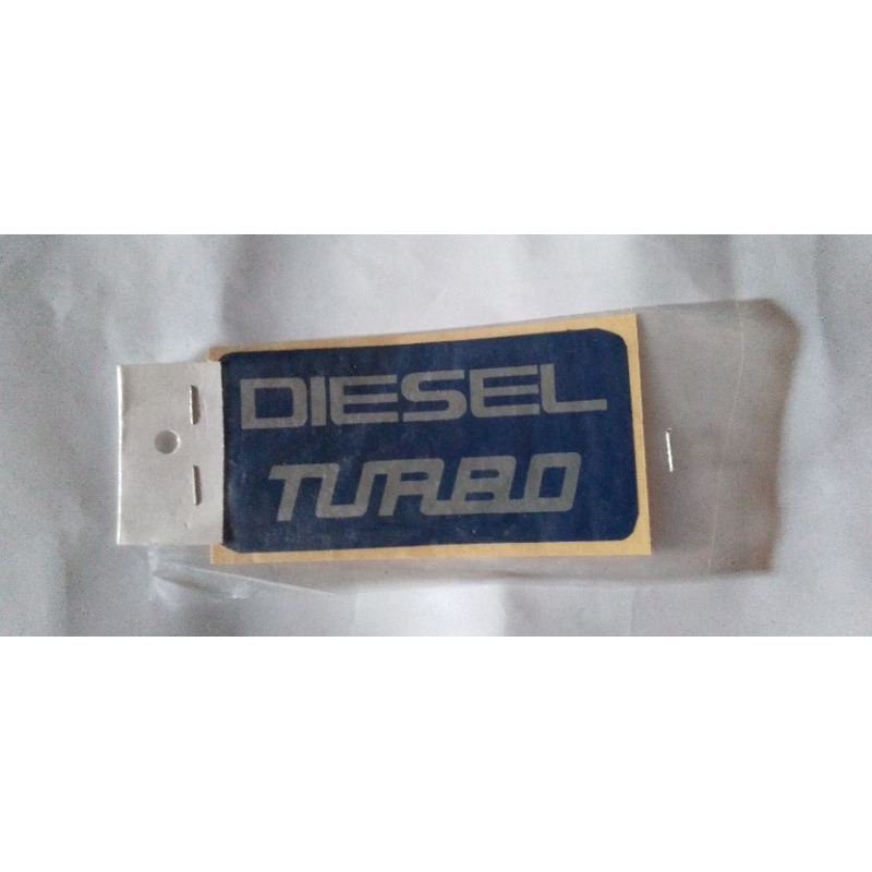 Jual Stiker DIESEL TURBO mobil ISUZU PANTHER | Shopee Indonesia