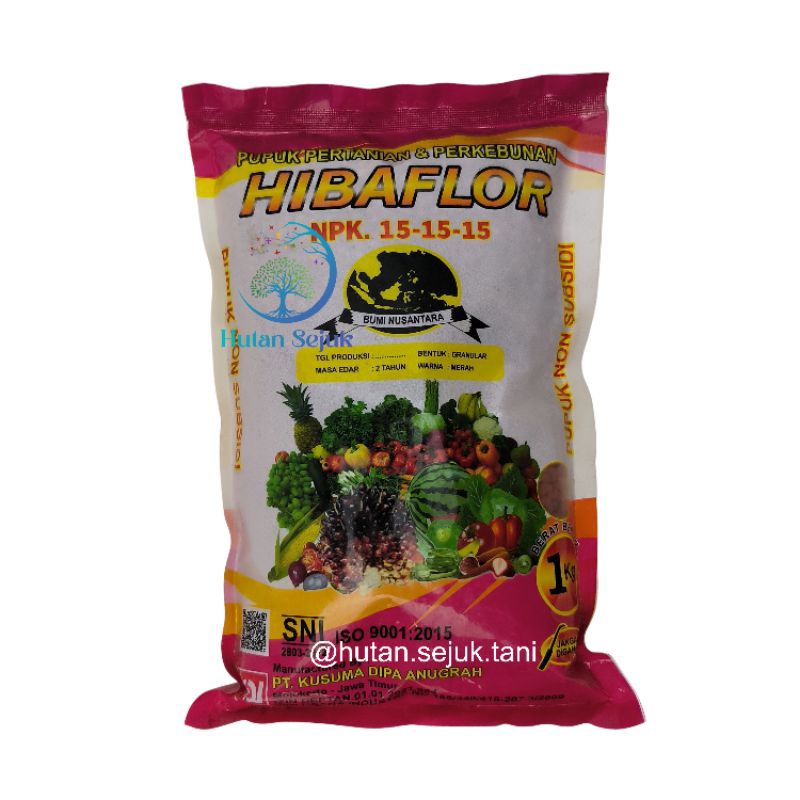 Jual Pupuk NPK Hibaflor 15 15 15 1kg NPK Phonska ponska | Shopee Indonesia