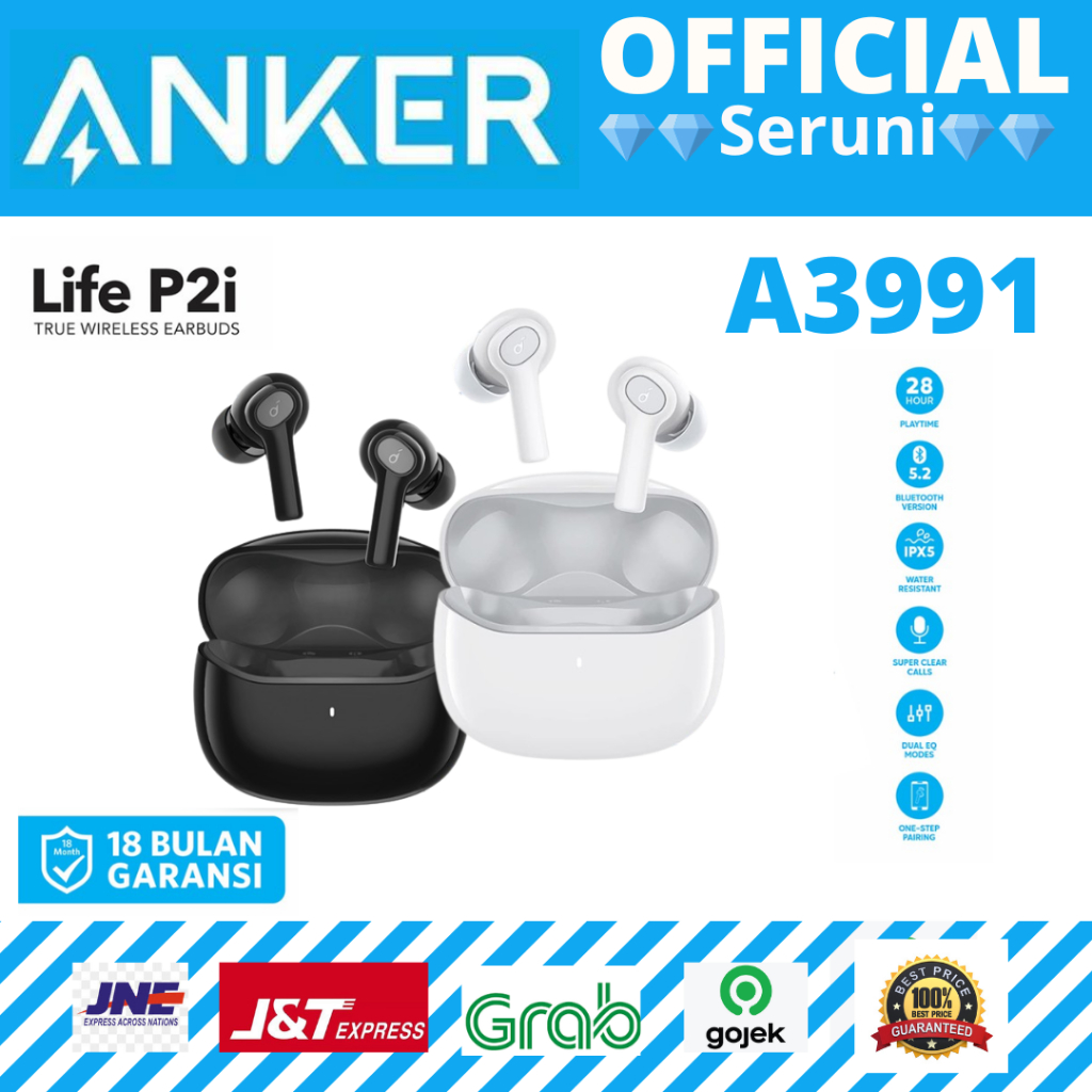 Jual True Wireless Earbuds Anker Soundcore "by anker" Life P2i - A3991 ...